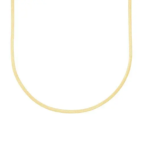 ELECTRIC PICKS Python 18kt Gold Filled Herringbone Necklace - Gold - 20"